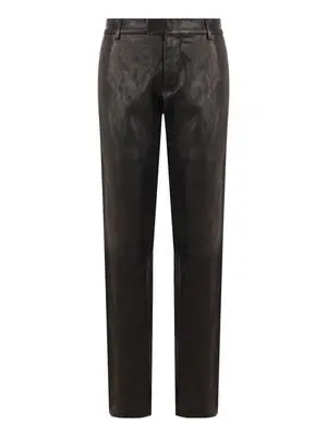 ANN DEMEULEMEESTER Espen Cropped Skinny Trousers - Black