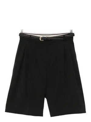 Max Mara Belted Shorts - Black