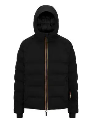 K-WAY Zip-up Hooded Jacket - Black