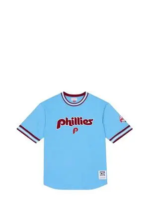 Mitchell & Ness Philadelphia Phillies Wild Pitch Ringer T-shirt - Light Blue