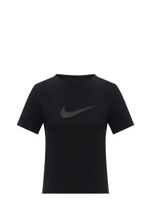 Nike Swoosh" Logo T-shirt - Black
