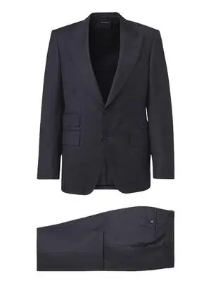 TOM FORD Shelton Wool Suit - Grey