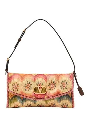 Valentino Garavani Valentino Garavani Small Floral Jacquard Shoulder Bag Multicoloured