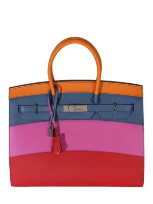 Hermès Birkin 35 Sellier Epsom Leather Bag - Multicolor