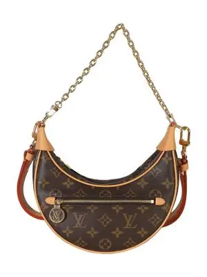 LOUIS VUITTON Louis Vuitton Monogram Canvas Loop Shoulder Bag Brown
