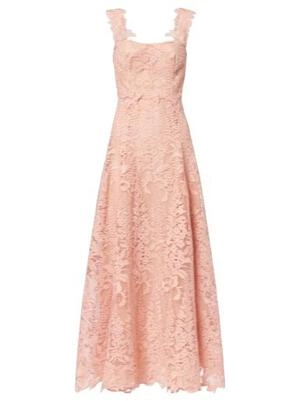Oscar De La Renta Guipure Lace Maxi Dress - Pink