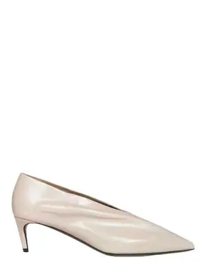 Khaite Pleated Pointed-toe Pumps - Neutrals