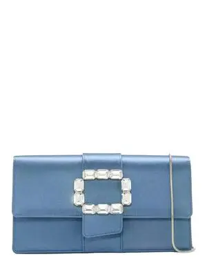 Manolo Blahnik Maycapjou Clutch Bag - Blue