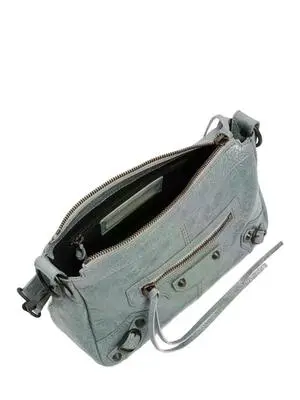 Balenciaga Balenciaga Mini Le City Moto Shoulder Bag Blue