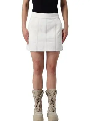 Armani Exchange Denim Mini Skirt - White