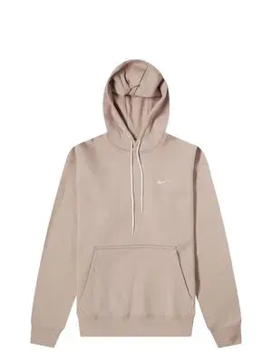 Nike Solo Swoosh Hooded Sweatshirt - Brown