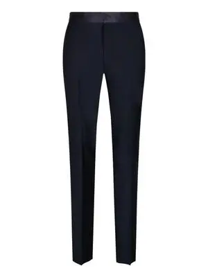 Givenchy Slim-fit Tailored Pants In Wool And Mohair - Blue
