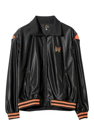 Needles Track Jacket With Embroidered Butterfly - Black