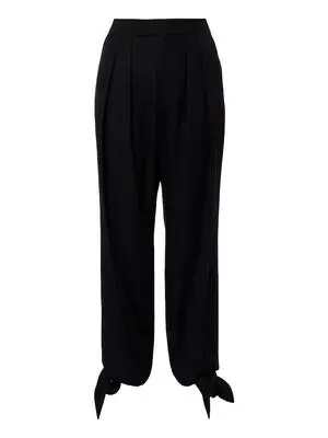 Chloé Virgin Wool Balloon Pants - Black