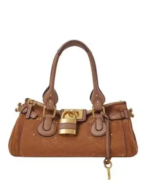 Chloé CHLOE Paddington Suede Bag Multicolor