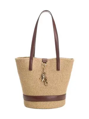 Chloé Charms Basket Bag - Brown