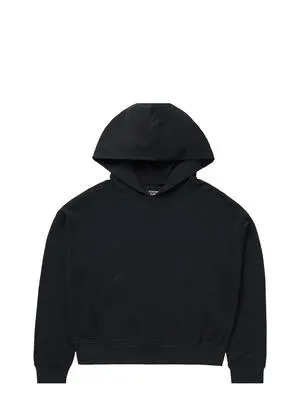 KNOWN SUPPLY Relaxed Organic Cotton Fleece Hoodie - Black