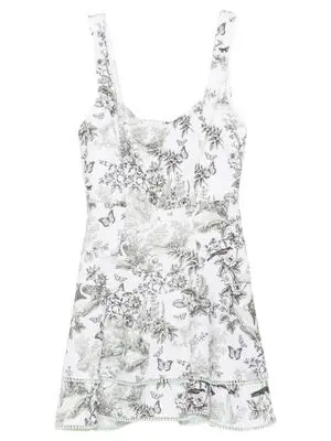 ALICE + OLIVIA ALICE+OLIVIA Miriam Printed Mini Dress