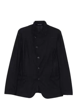 Emporio Armani Wool Blazer Jacket - Blue