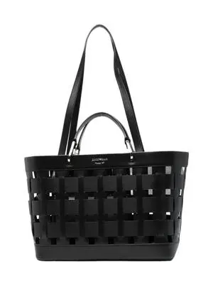 Emporio Armani Woven Tote Bag - Black