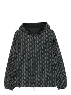 Emporio Armani Nylon Bomber Jacket - Blue