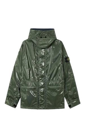 Stone Island X New Balance Hooded Jacket - Juniper