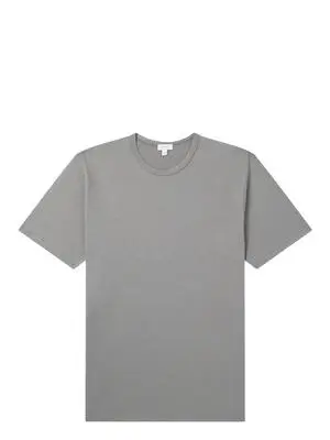 Sunspel Slim-fit Cotton-jersey T-shirt - Gray