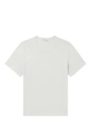 Onia Linen-blend T-shirt - Neutrals