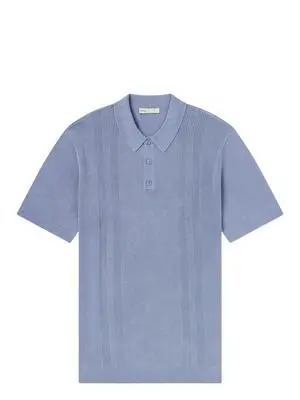 Onia Knitted Polo Shirt - Blue