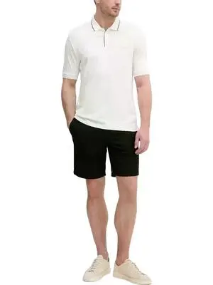 Armani Exchange Logo Plaque Chino Shorts - Black