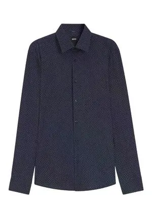 BOSS Printed Shirt - Blue