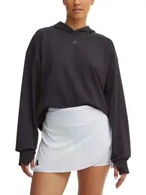 Adidas Primelift Cut-out Logo Hoodie - Black