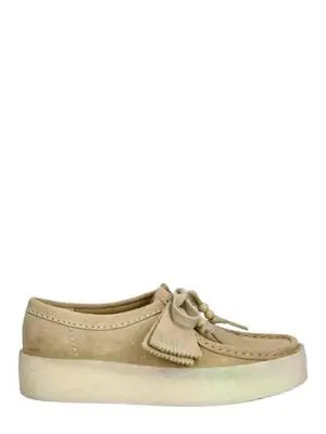 Clarks Wallabee Cup Suede Loafers - Neutrals
