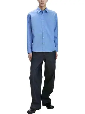 A.p.c. Long-sleeve Button-down Shirt - Blue