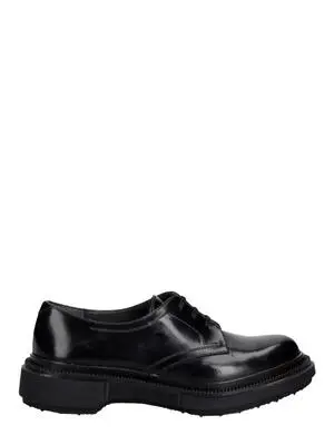 ADIEU PARIS Polished Leather Derby Shoes - Black