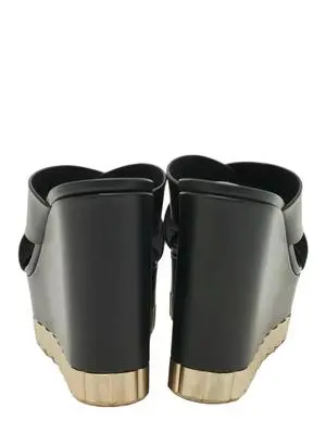 FERRAGAMO Nicosia Wedge Sandals - Black