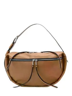 ALLSAINTS Noemie Zip-Detail Tote Bag Brown