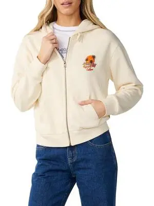 Rip Curl Rip Curl Tropical Graphic Zip Hoodie Bone