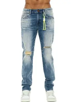CULT OF INDIVIDUALITY Rocker Slim Fit Straight Leg Jeans - Emory