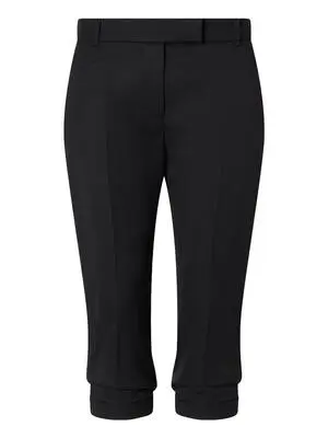 ALEXANDER MCQUEEN MCQUEEN Wool Straight-Leg Capri Pants