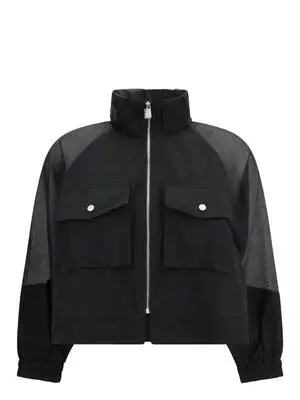 Pinko Beth Jacket With Transparent Inserts - Black