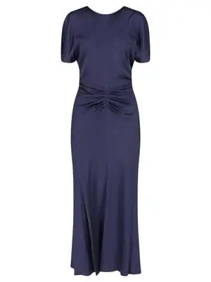 Victoria Beckham Bela Midi Dress - Blue