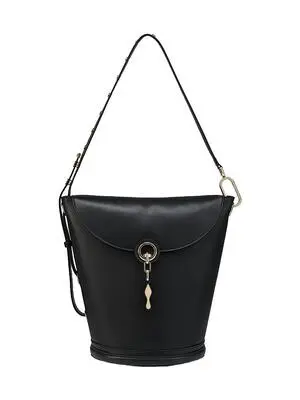 CHRISTIAN LOUBOUTIN Flo Bucket Bag - Black