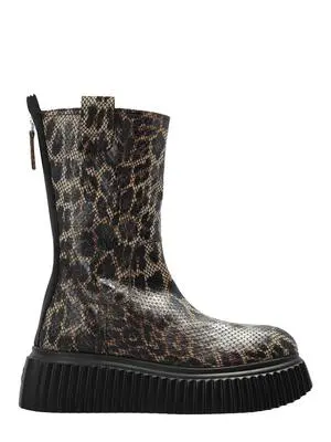 Agl Milagros Platform Ankle Boots - Brown
