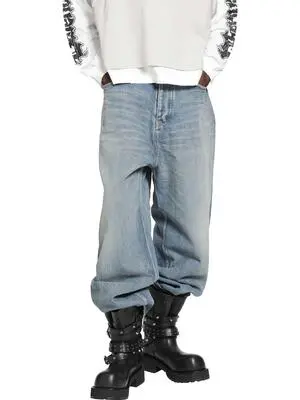 Balenciaga Baggy Fit Jeans - Blue