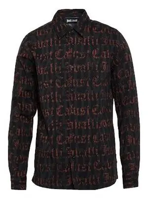 Just Cavalli Shirt Size Cotton, Viscose - Black