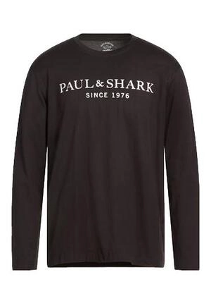 Paul & Shark T-shirt Size Cotton, Elastane - Black