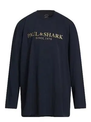 Paul & Shark T-shirt Size Cotton, Elastane - Blue