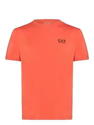 EA7 T-shirt Size Cotton, Elastane - Orange