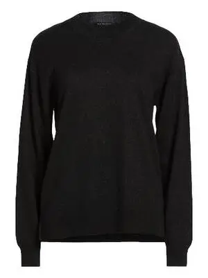 Armani Exchange Polyamide, Viscose, Wool, Metallic Fiber, Cashmere Blend Sweater - Black
